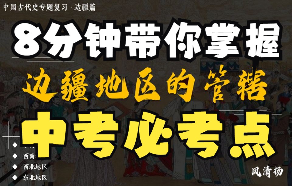 中考历史专题复习 | 边疆地区的管辖