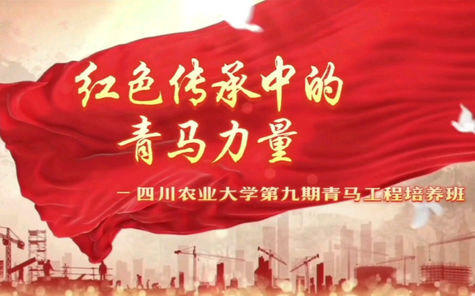 红色传承中的青马力量——四川农业大学第九期青马班