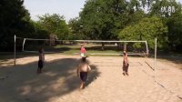 飞盘新玩法 ——排球版飞盘比赛O(∩_∩)O