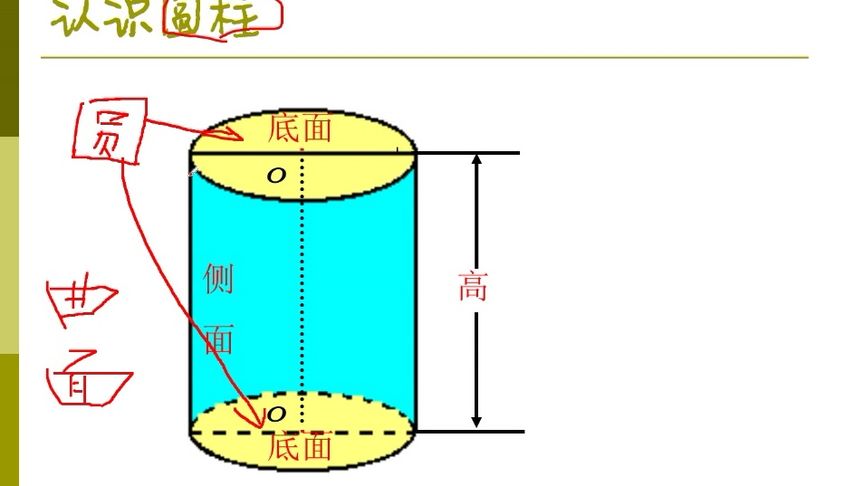 小学五年级数学教学《圆柱的表面积》
