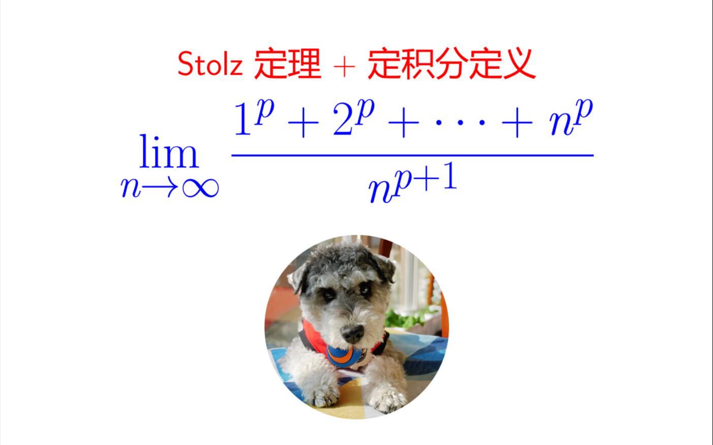 Stolz定理与定积分求数列极限