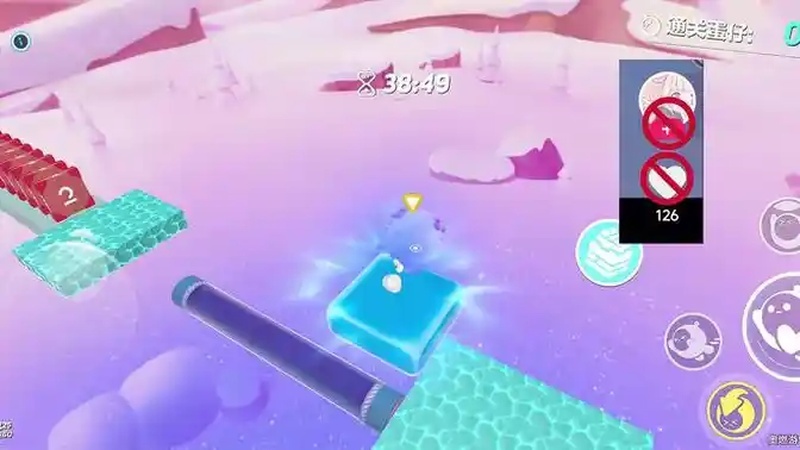 美羊羊与沸羊羊趣味比拼,看谁先到终点!