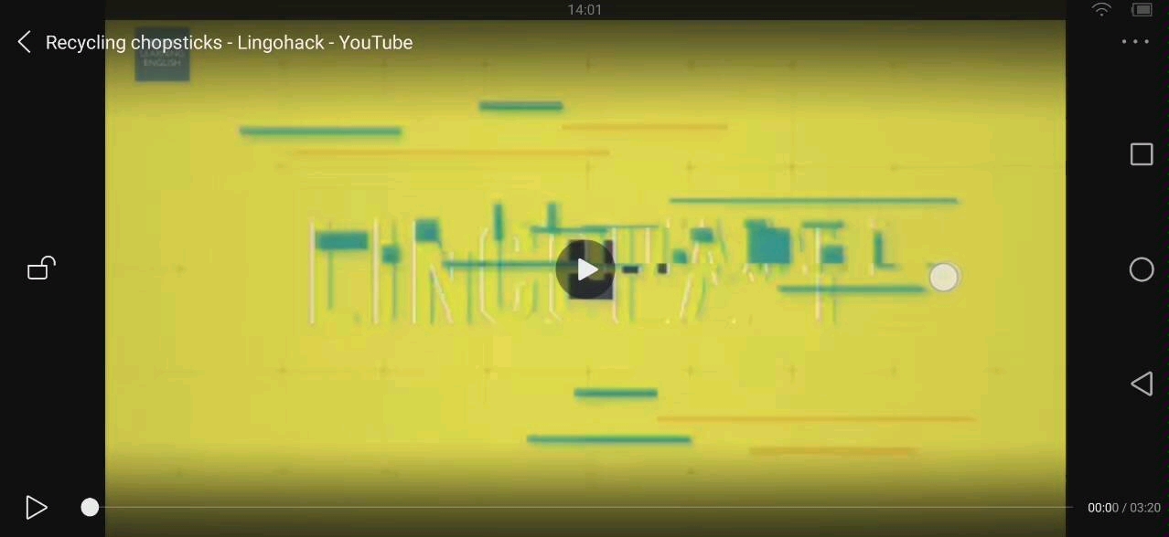 BBC learning English Lingohack 一次性筷子二次循环废物利用