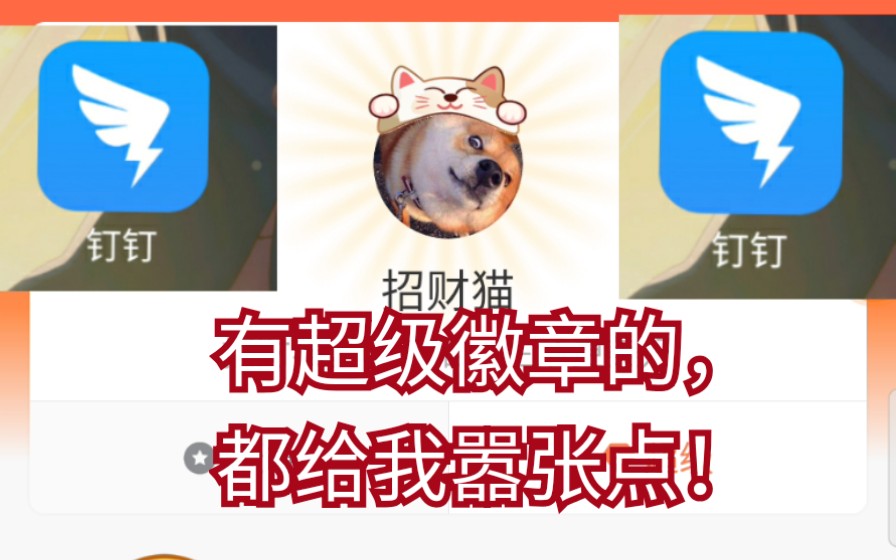 钉钉刷高级徽章教程
