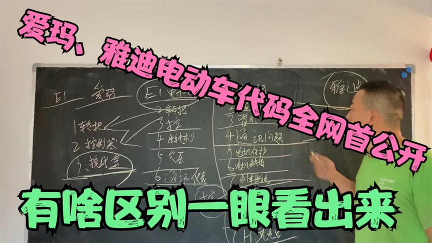 爱玛和雅迪电动车出现故障代码看不懂,老师傅教你快速判断的技巧