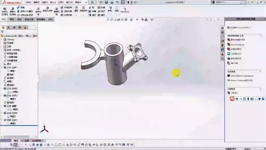 solidworks建模教程49#3d建模 #设计教程 #三维建模
