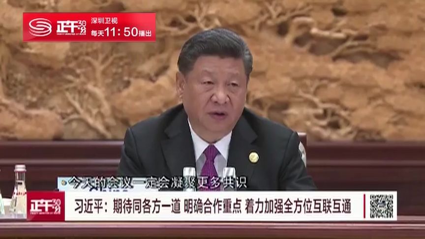 国家主席习近平出席领导人圆桌峰会第一阶段会议并致辞