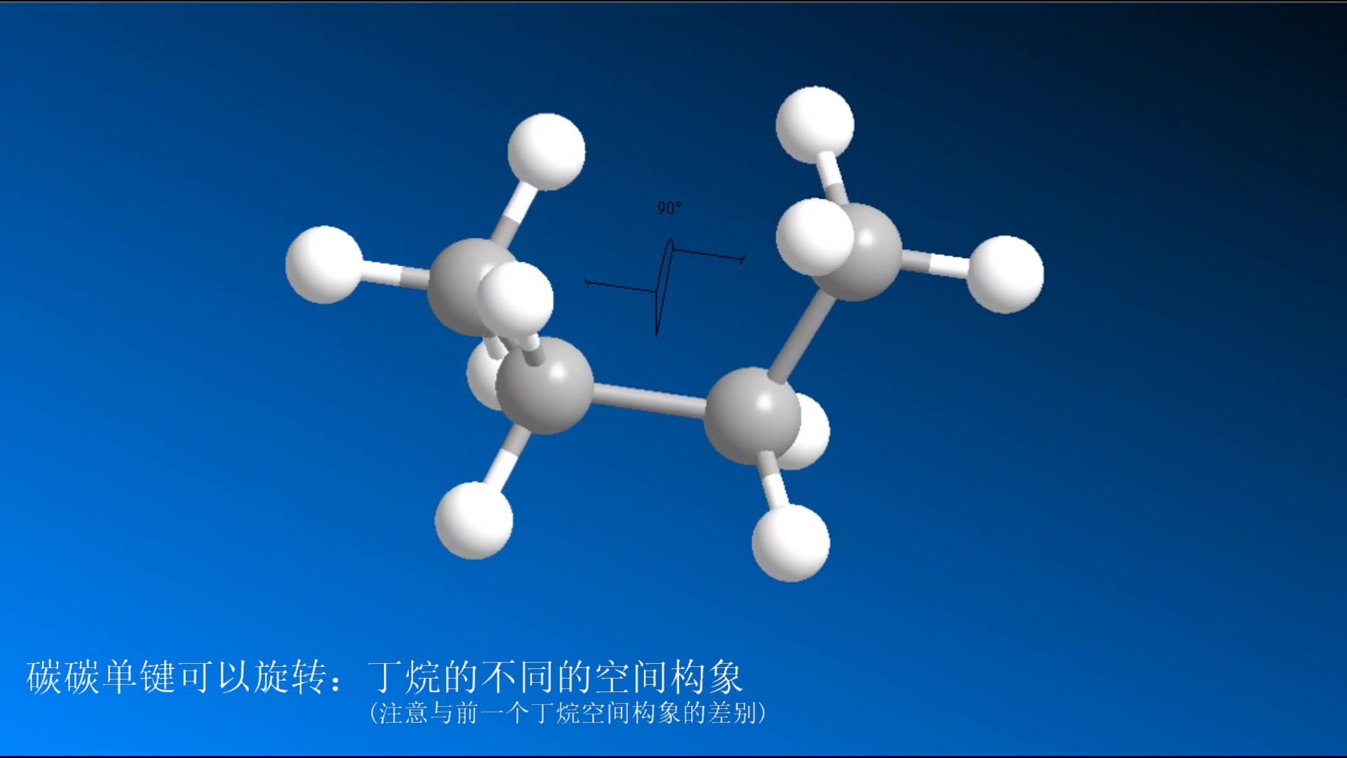 有机物的共面共线动画与分析