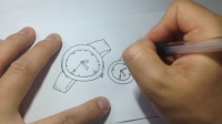 卡通简笔画.手表的画法