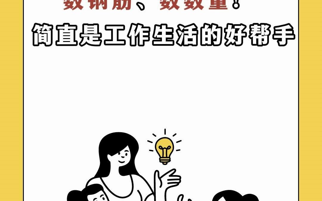 数钢筋、扫描计数!简直是工作生活的好帮手#扫描计数 #工地 #计数器 ...