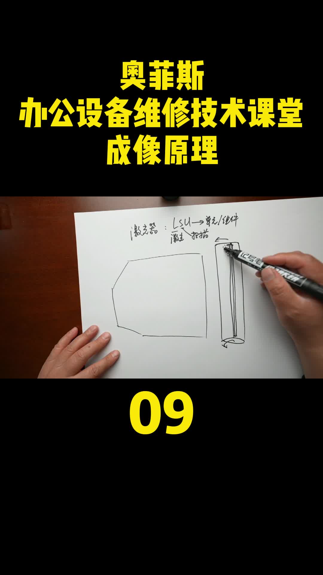 奥菲斯办公设备维修技术课堂成像原理09