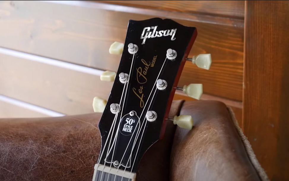 【电吉他拆解】50s style neck 2005 Gibson Les Paul Standard Cherry ...