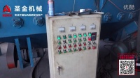 圣金机械通过式抛丸机对槽钢、钢管抛丸除锈强化实拍