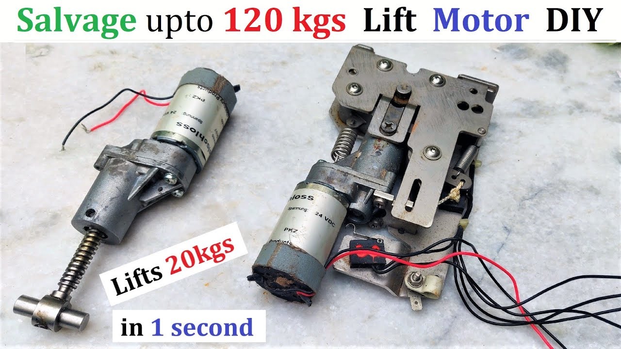 [搬] Mr Electron 小型直流电动机升降机20kgs - 从旧金属弯管机重复...