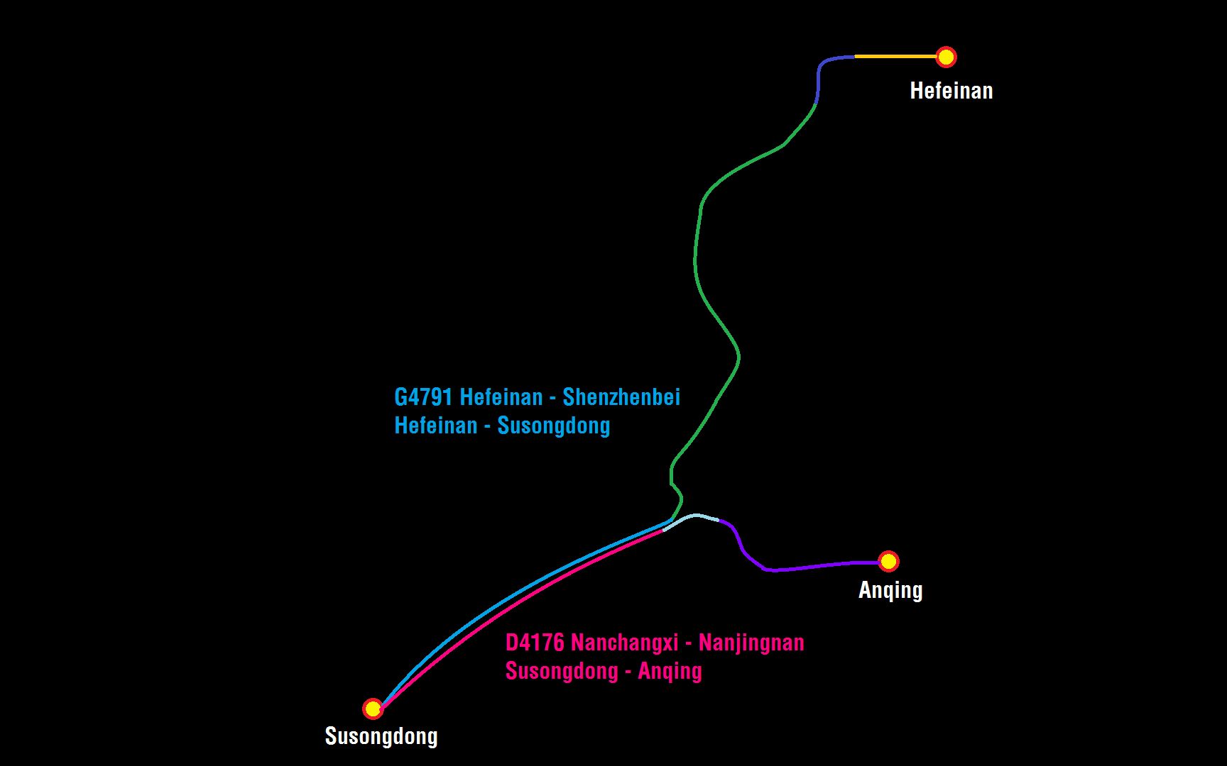 京港高铁安九段首发之行:G4791 合肥南-深圳北,合肥南-宿松东+D4176 ...