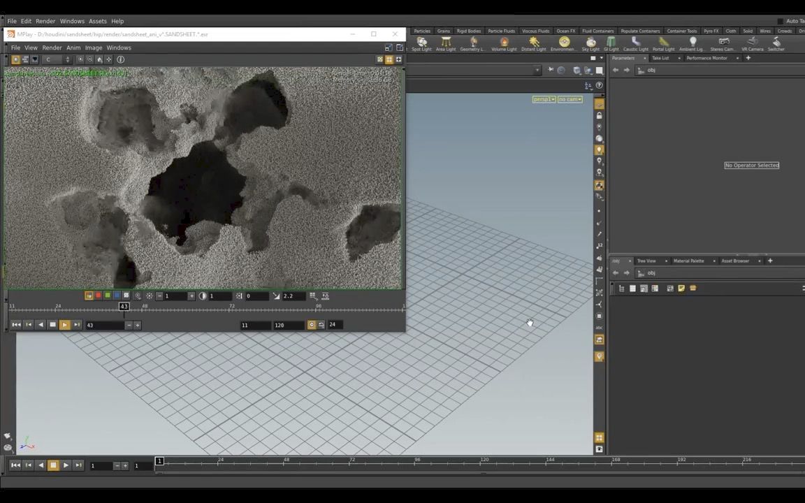 Houdini 16 沙子粒子高清教程