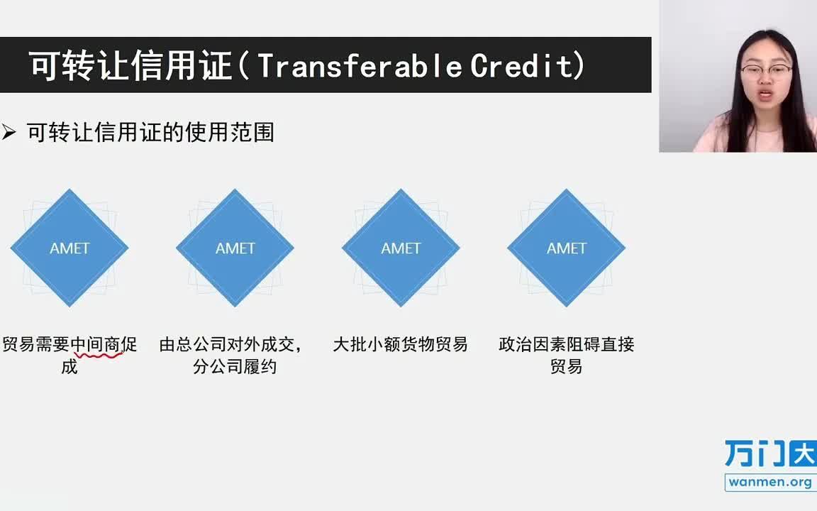 45-国际结算方式:信用证(下)-8-信用证的种类(四)