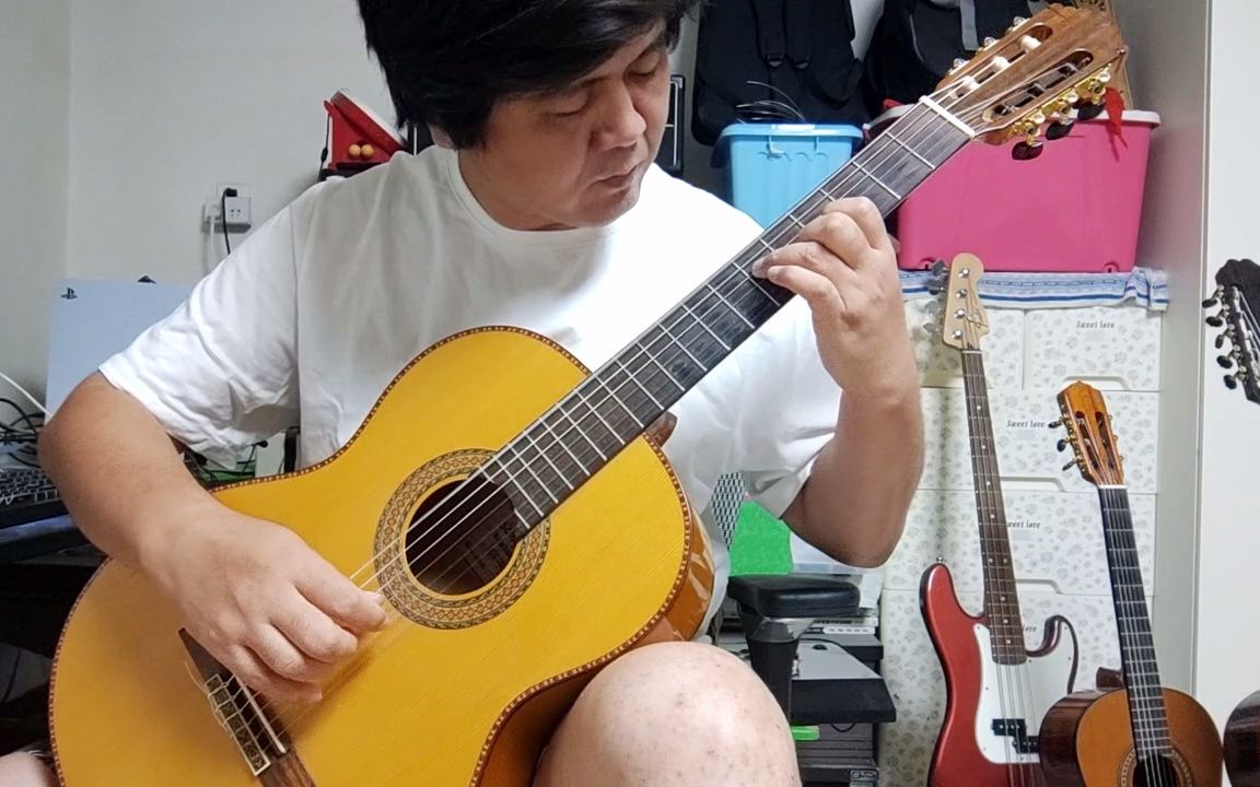 加沃特或回旋曲 吕利或马兰·马雷 古典吉他复调教程 44
