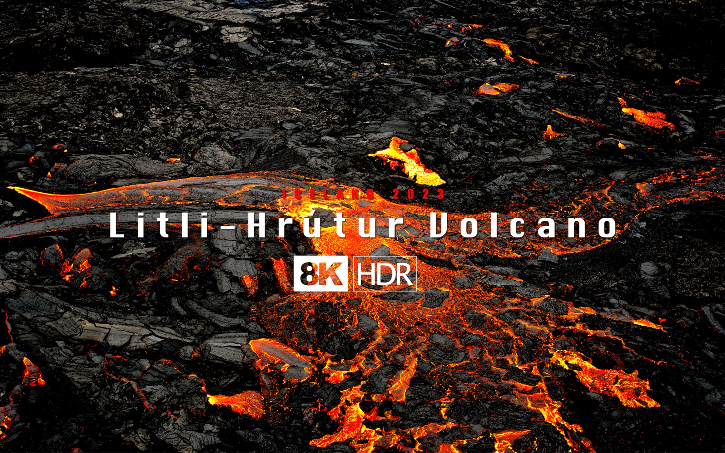 【8K HDR】在冰岛徒步二十公里,我们看到了一座火山的出生!冰岛...