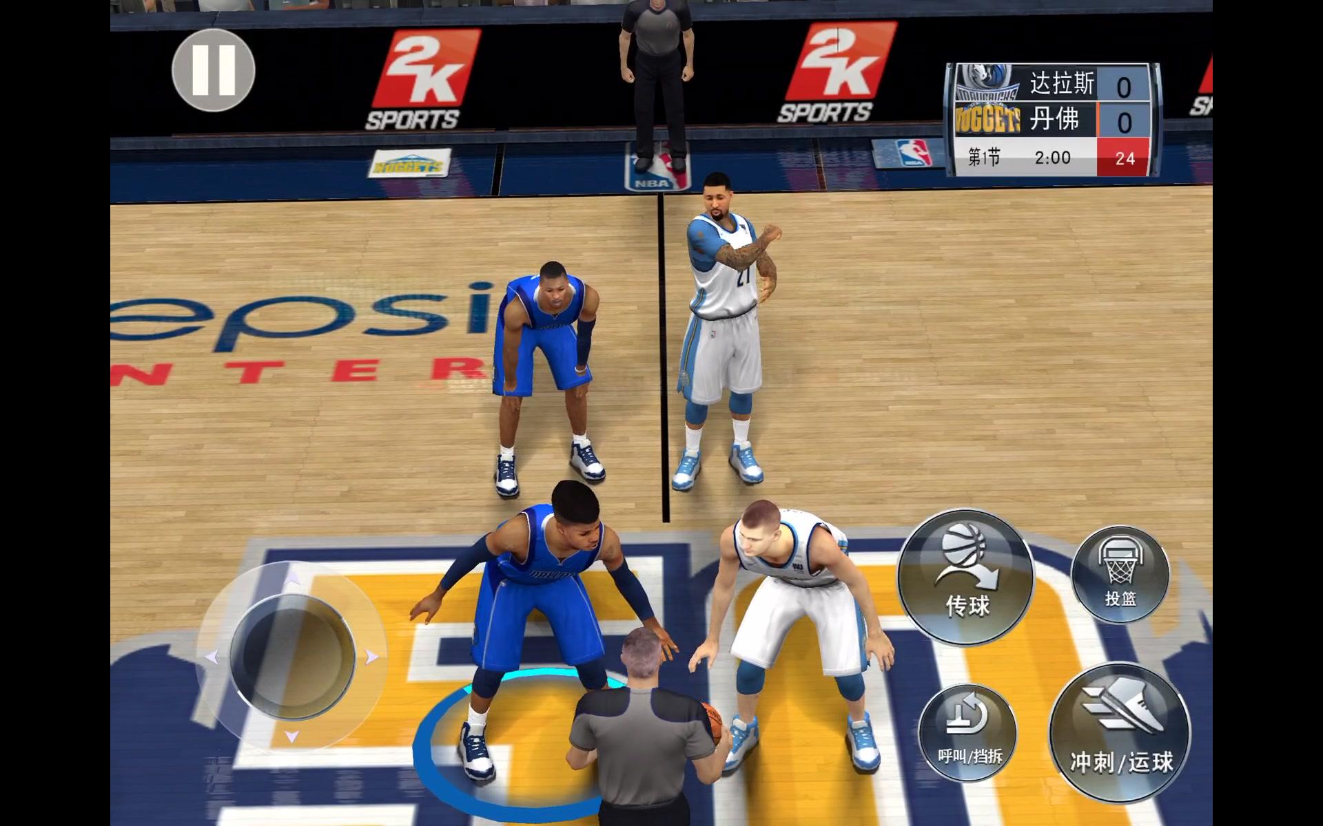 NBA达拉斯独行侠客场挑战丹佛掘金(NBA2K18王朝模式)