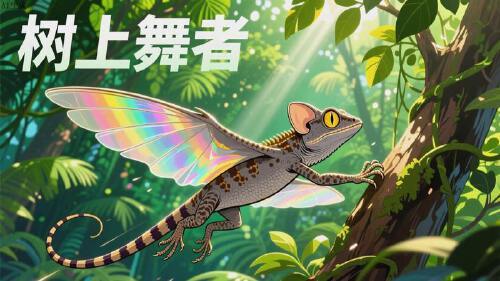 蜥蜴的极限弹跳!慢镜头揭秘它如何化身"树上飞人"
