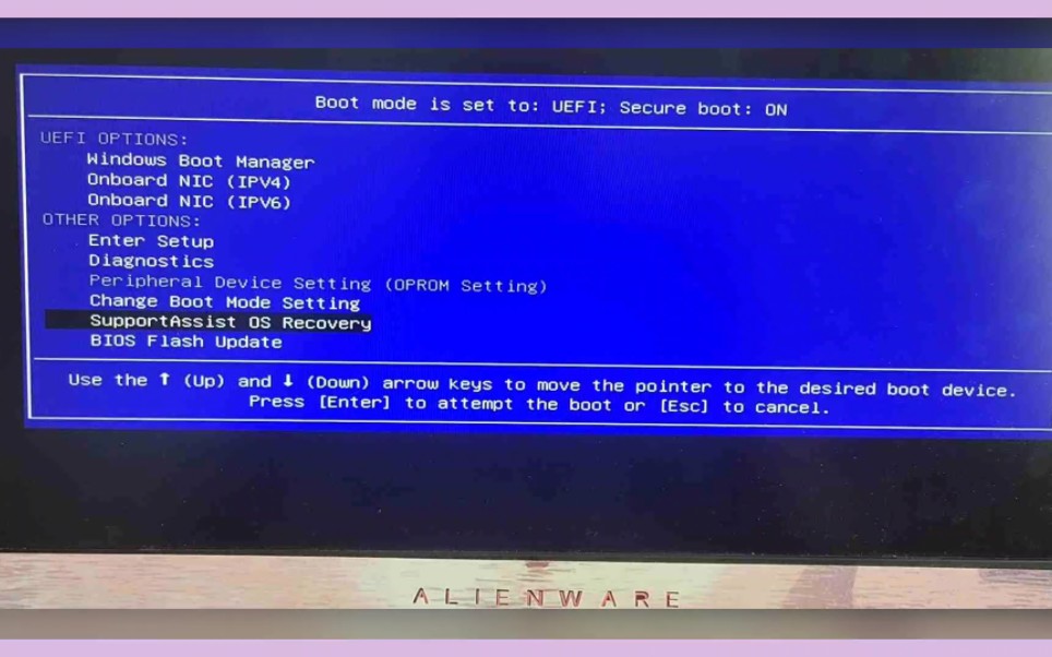 ...x15R1原厂预装 win11系统 带support assist OS Recevory一键恢复功能