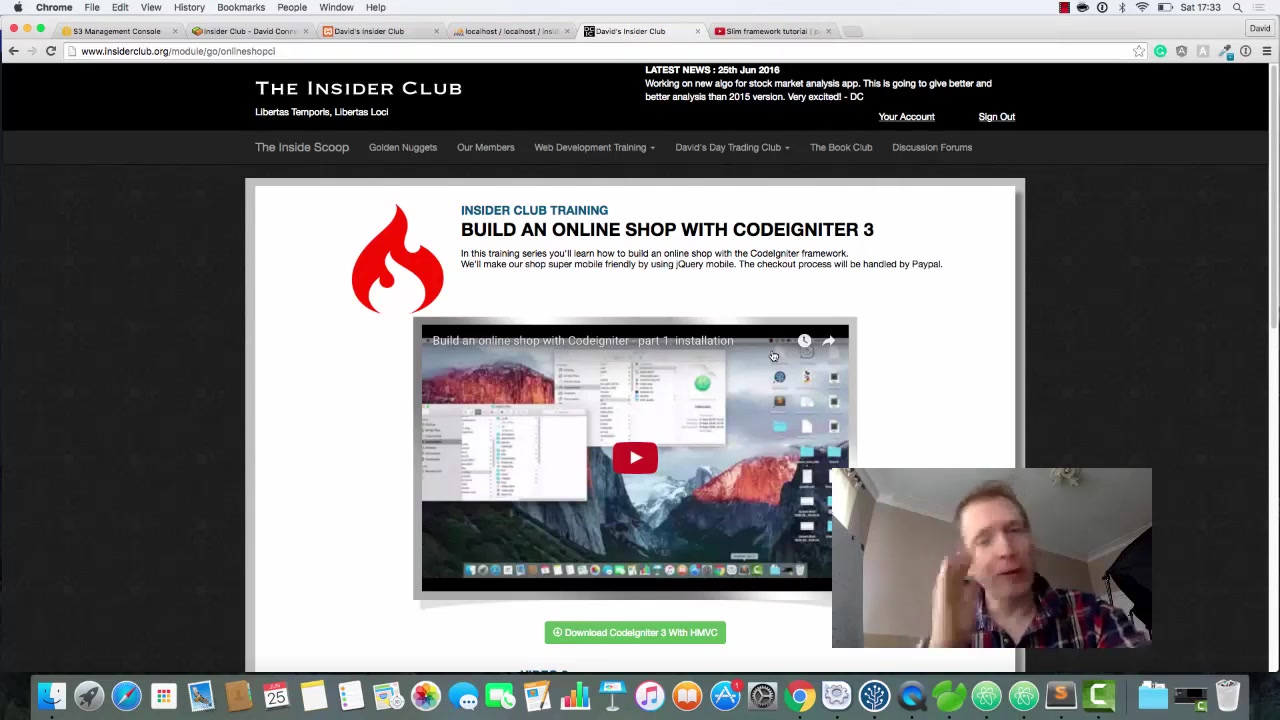 Build an online shop with Codeigniter (1) 不全