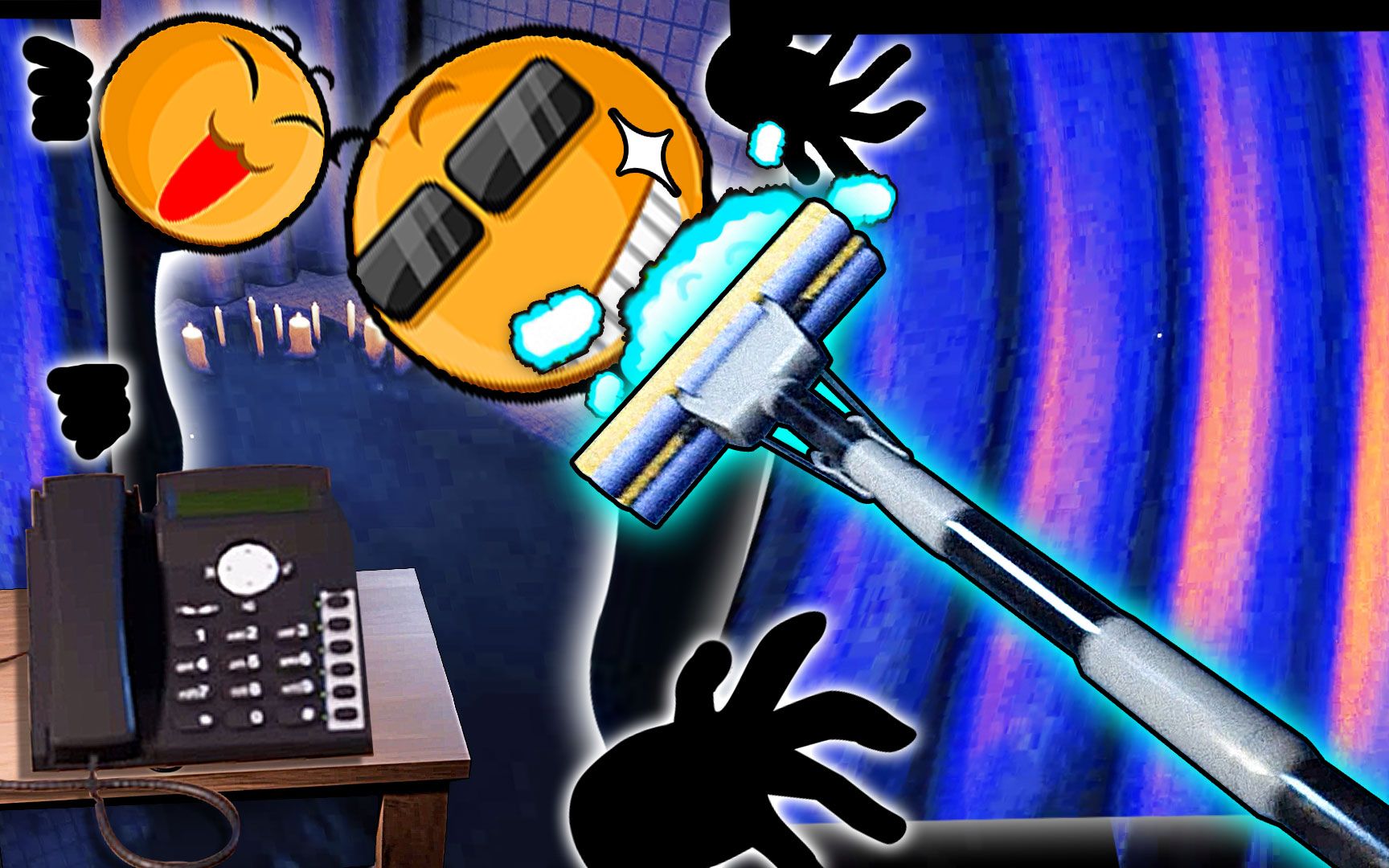 深夜拖把 我拖地不想打水,直接用自己口水拖地 韩美美解说_单机游戏...