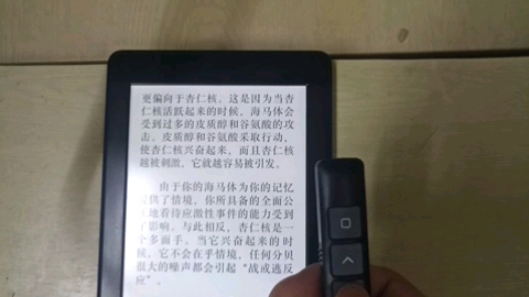 Kindle遥控器控制自动翻页