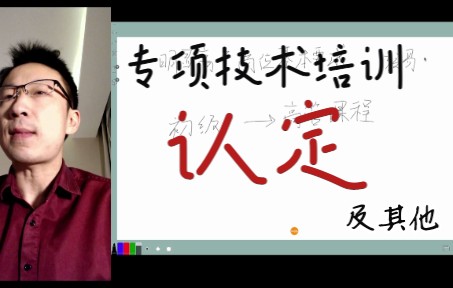 专项技术培训如何认定?