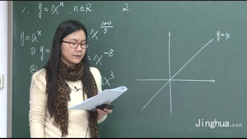 高一数学 幂函数讲课视频 高中数学必修1视频教学