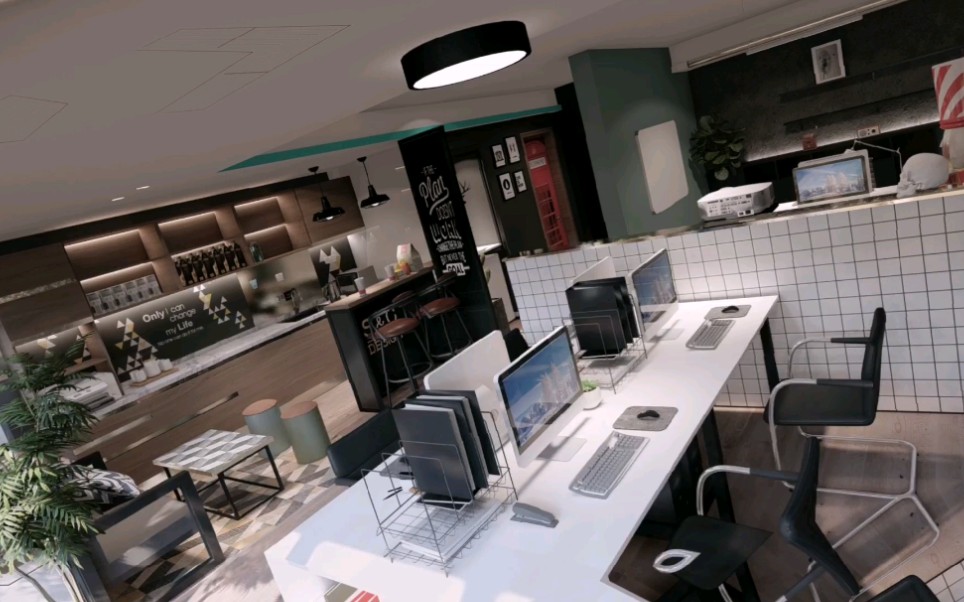 lumion室内渲染——我们的小工作室