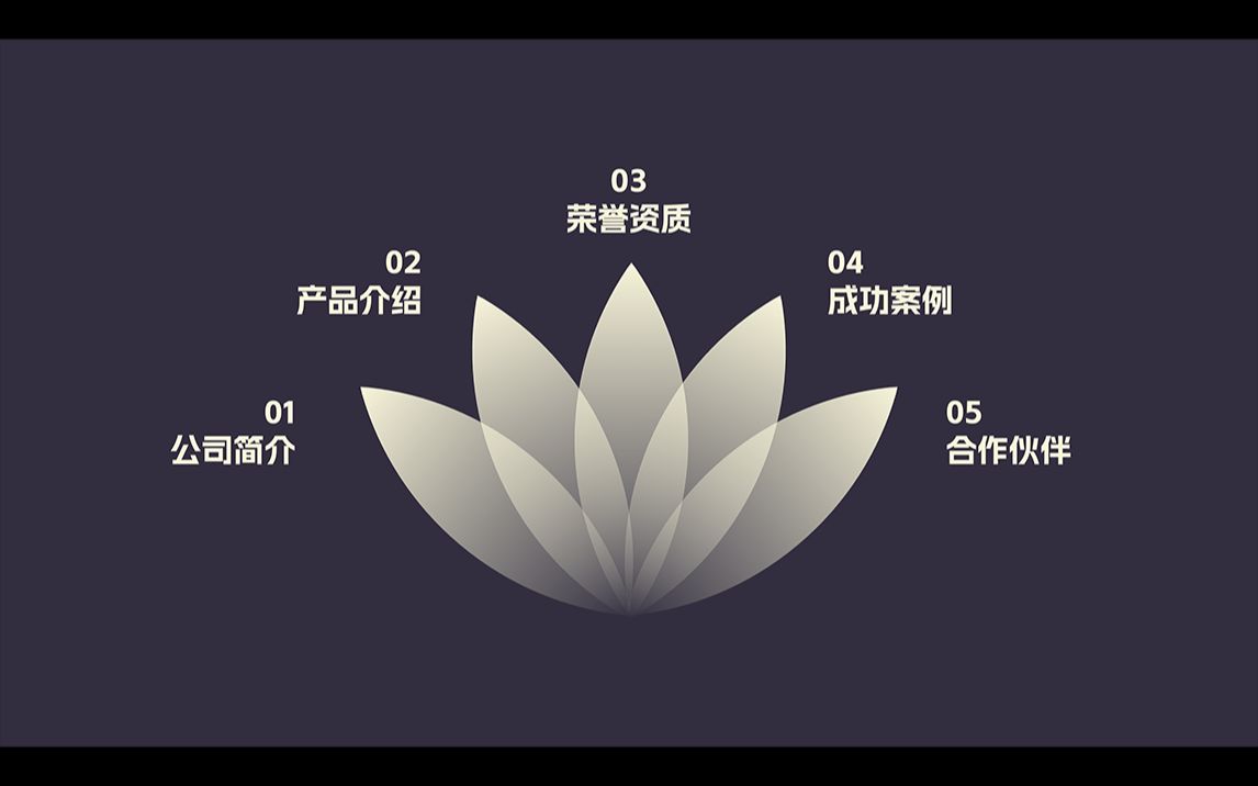PPT花开动画制作目录页,太卷了吧!