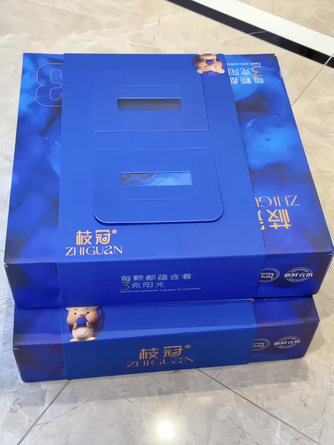 ...的云南花香蓝莓终于吃到了!个头超大超脆超甜!划算又好吃!只要不...