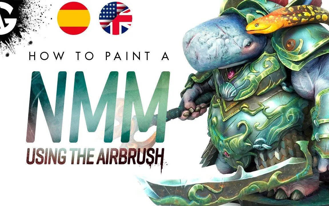 【Angel GiraldeZ】使用喷笔喷涂nmm金属盔甲