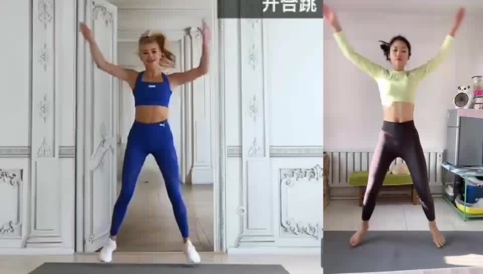 1月26日 与帕梅拉合拍欢乐有氧操 流水的跟练者,铁打的帕梅拉 刚刚看.