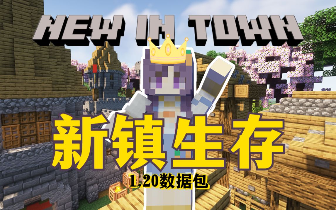 从远行的马车到宏伟的市政厅【新镇生存3】_我的世界_实况解说