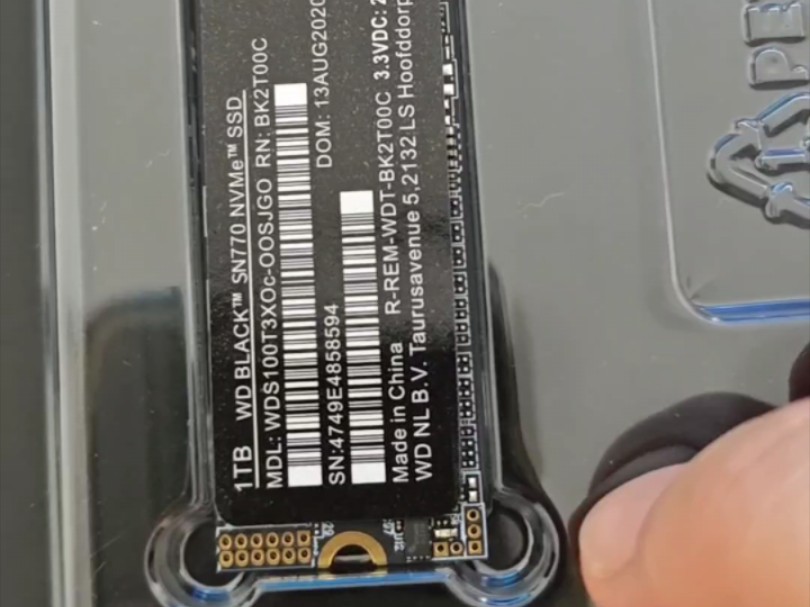 闲鱼固态硬盘骗局之西数sn770 1t