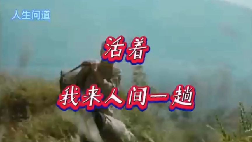 我来人间一趟 本想光芒万丈 谁知世人模样 只为碎银几两