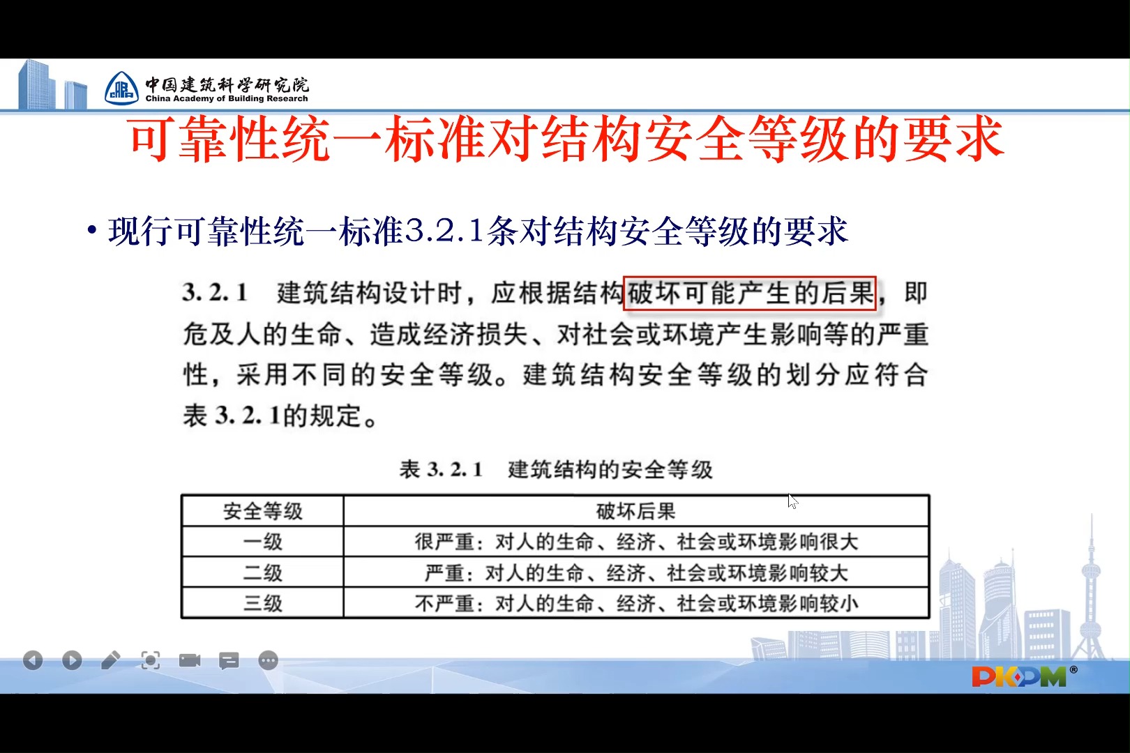 通用规范系列解读(十)——结构安全等级的取值及对设计的影响