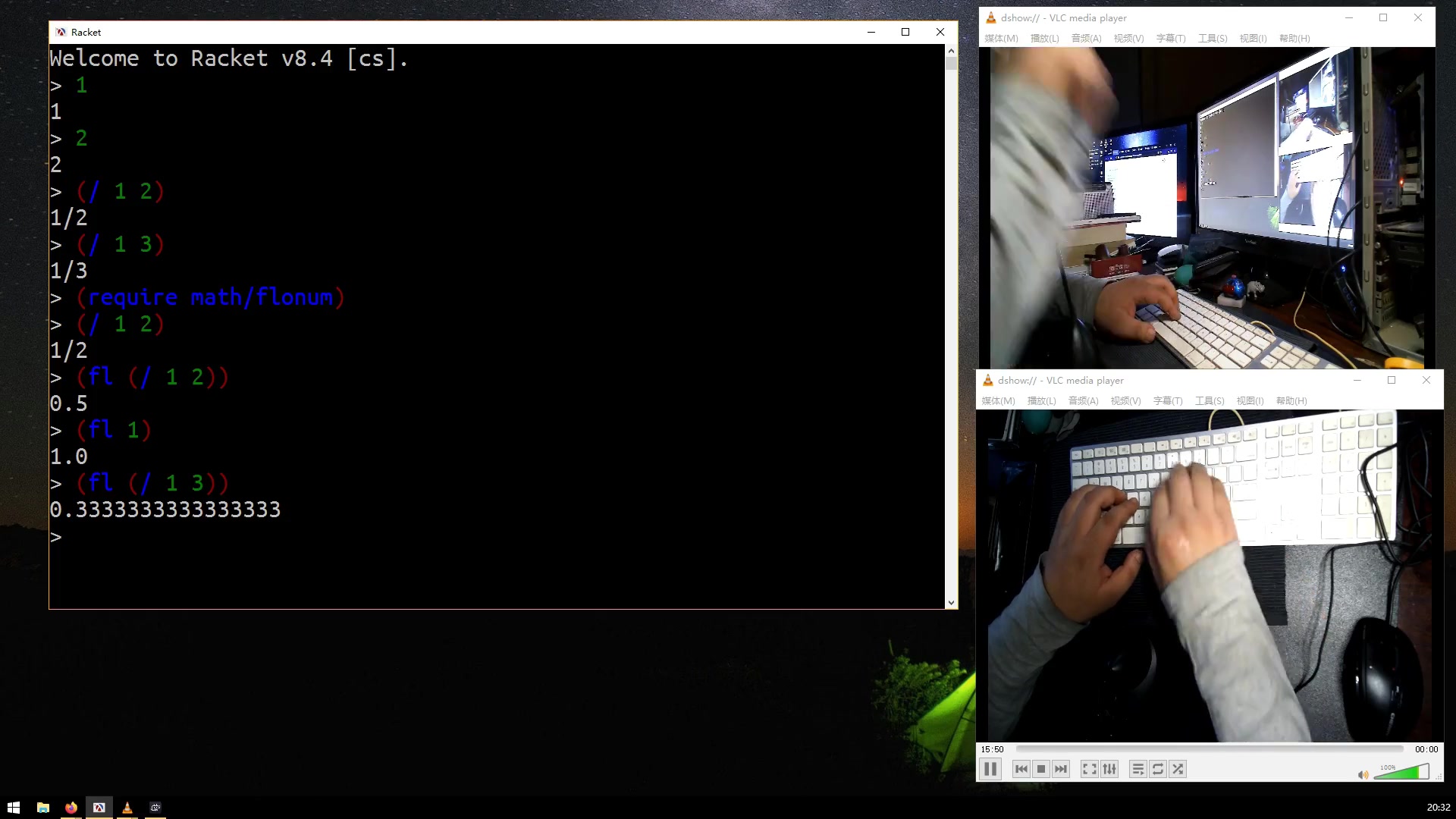 Howto convert Integer to Float in Racket language