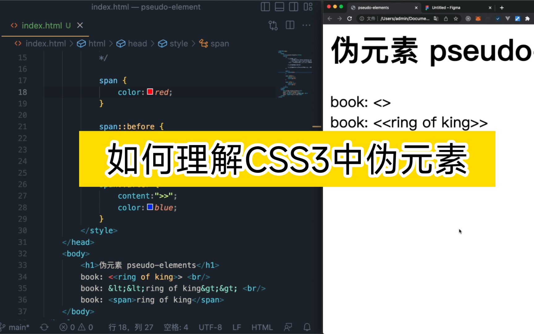 【技术分享】如何理解CSS3中伪元素