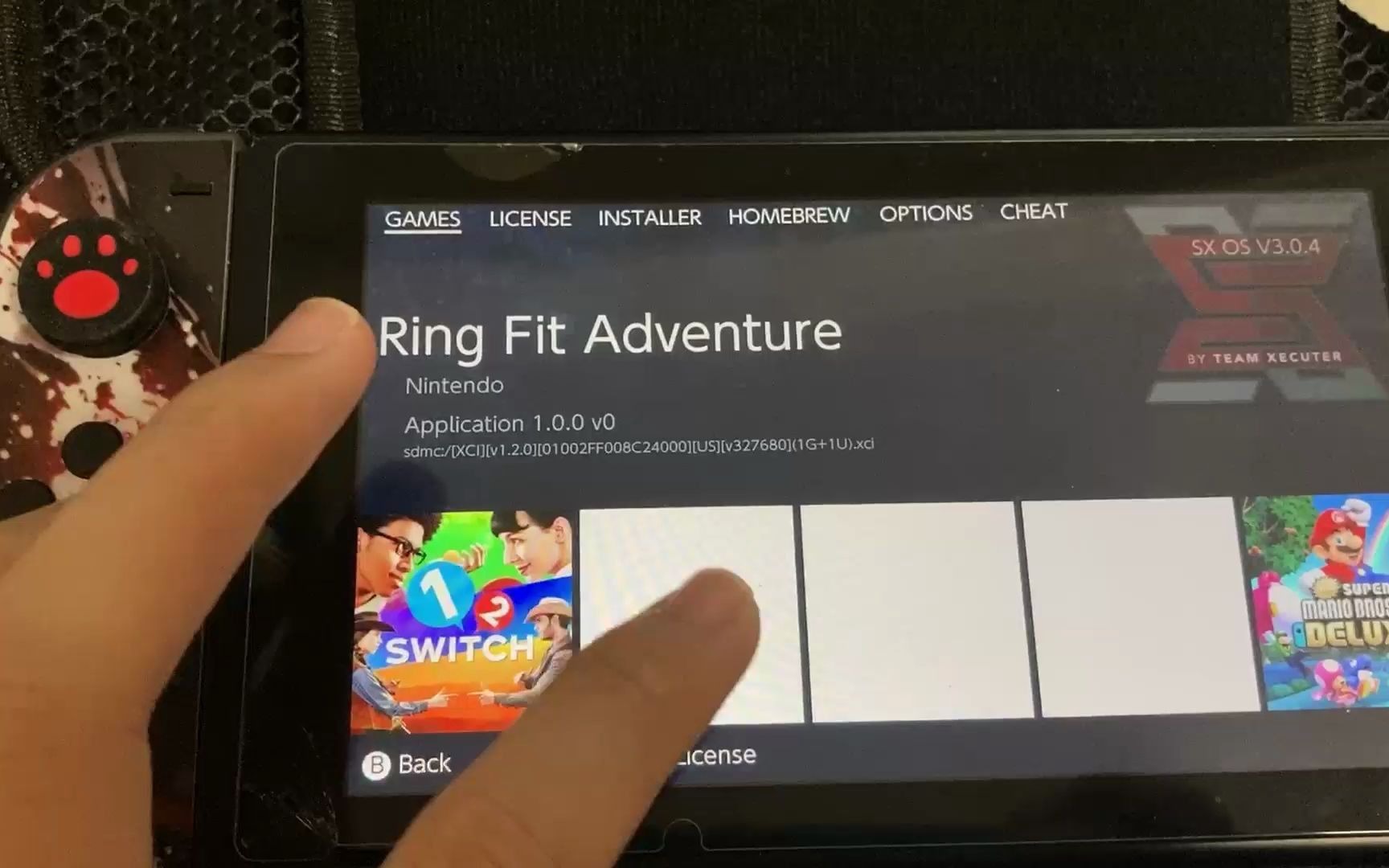 国行勇士的switch白屏了,给它修复一下