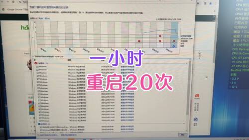 电脑一上午自动重启了20次故障原因会出在哪里呢?