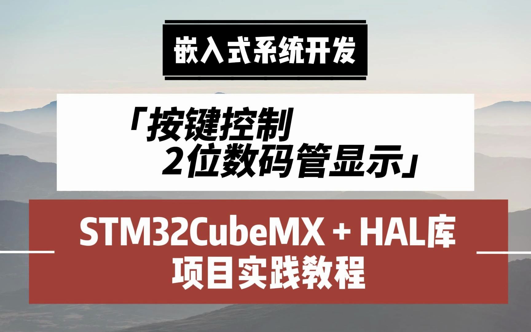 按键控制2位共阳极数码管