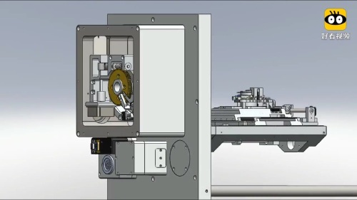 扫描电子显微镜的机械结构动画