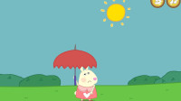 兔宝宝学反义词晴天雨天
