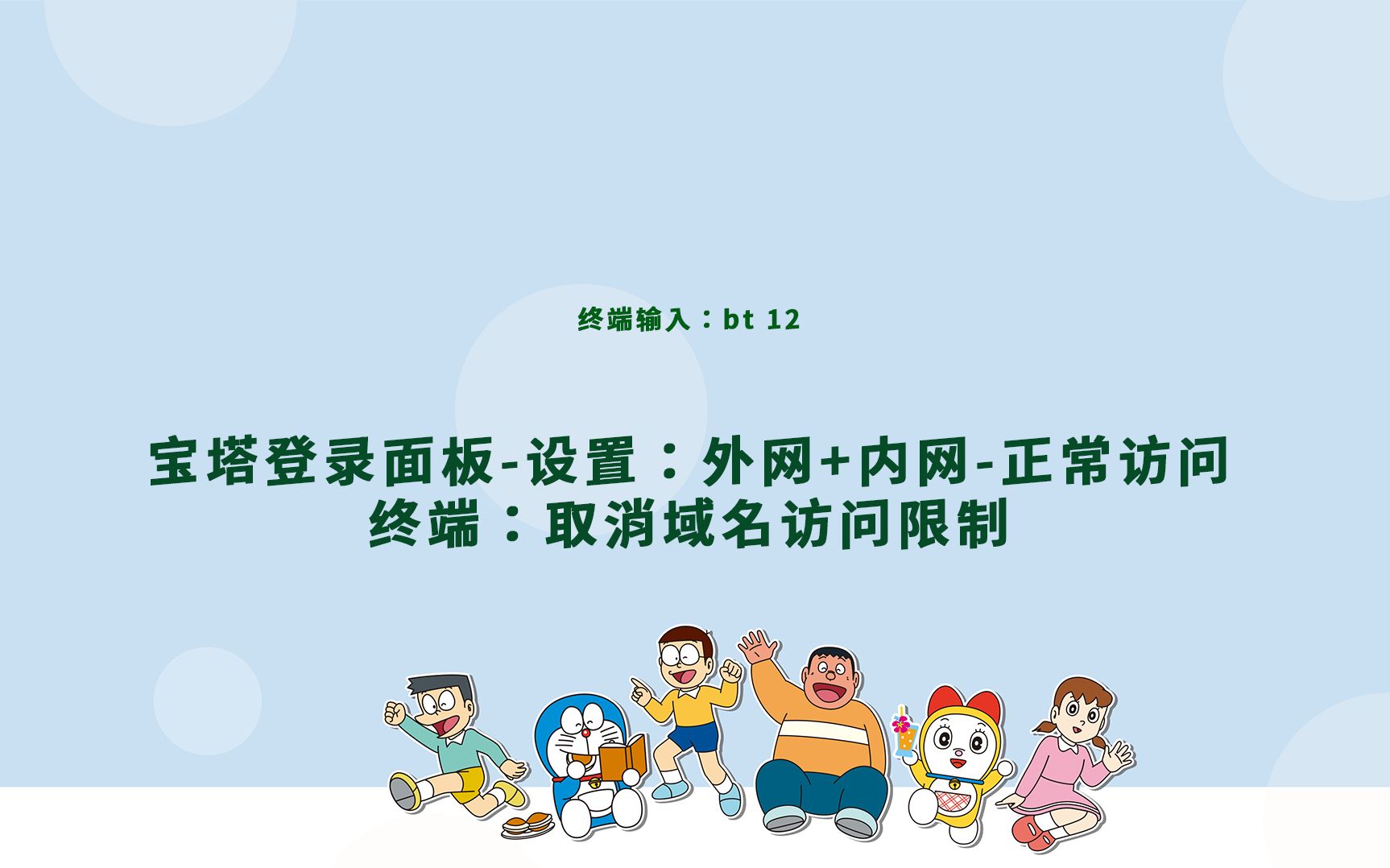 t006-宝塔登录面板-设置:外网+内网-正常访问-终端:取消域名访问限制