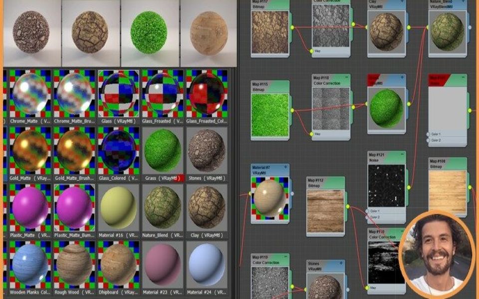 【3DSmax】Jake《使用 3ds Max 的 Vray 材质:最快的方法》(中英双字)