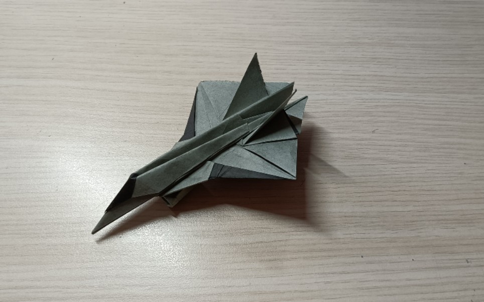 折纸火神隐形截击机教程